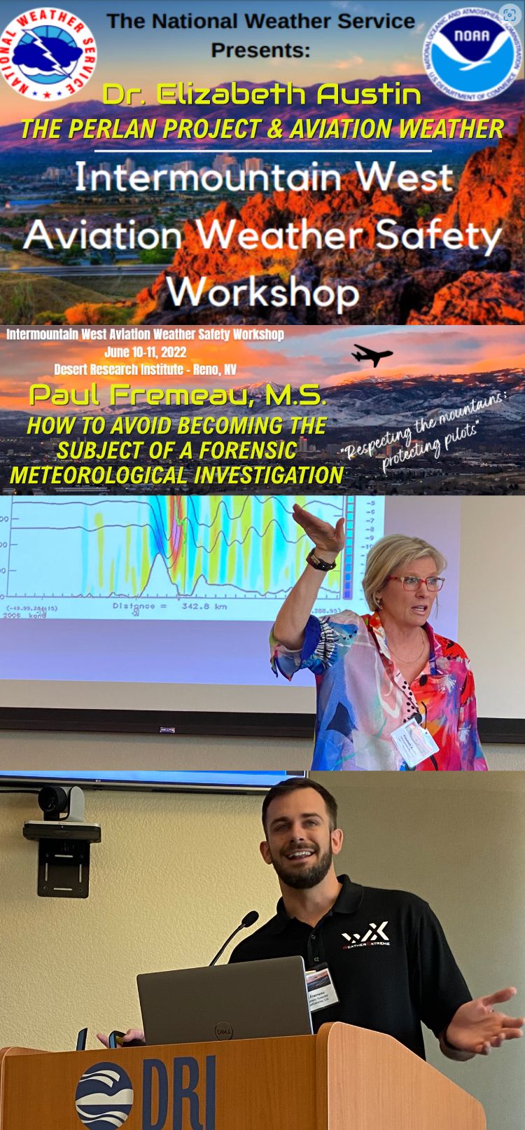 Dr. Elizabeth Austin CCM and Paul Fremeau of WeatherExtreme Ltd. speak at Intermountain West ...